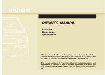 Hyundai Verna Owner's Manual | Manualzz