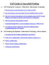 SAP Printing Guide - Network, Local, Check Printer Setup & Troubleshooting | Manualzz