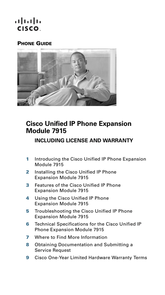 Cisco Unified IP Phone 7900 Series Guide | Manualzz