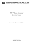 Sakura Tissue-Tek VIP 5 Operating Manual | Manualzz