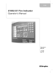Simplex 4100U Fire Alarm Operator's Manual | Manualzz