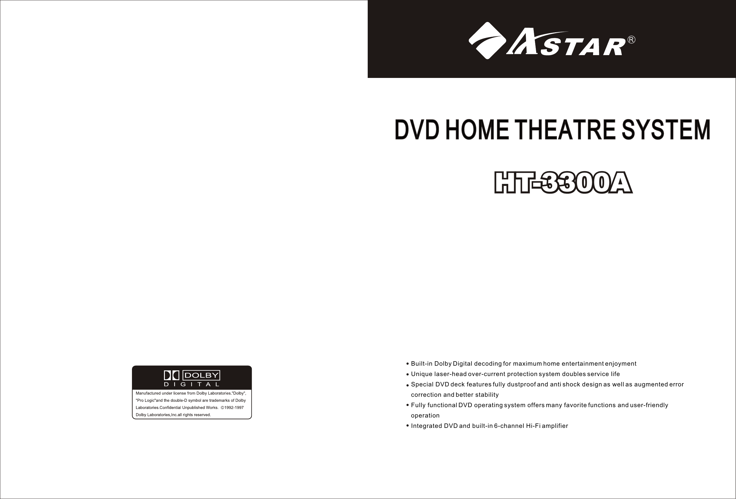 Astar electronic HT-3300A User manual | Manualzz
