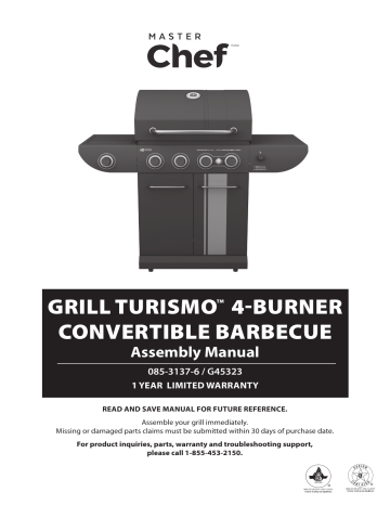 Master Chef Grill Turismo Assembly Manual | Manualzz