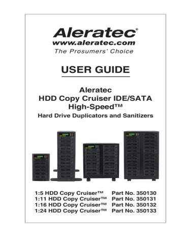 Aleratec 350130 1:5 HDD Copy Cruiser IDE/SATA High-Speed Duplicator ...