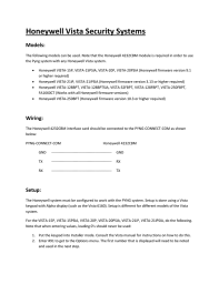 Honeywell Vista 128BPT - User manual, Programming Guide, Setup Guide