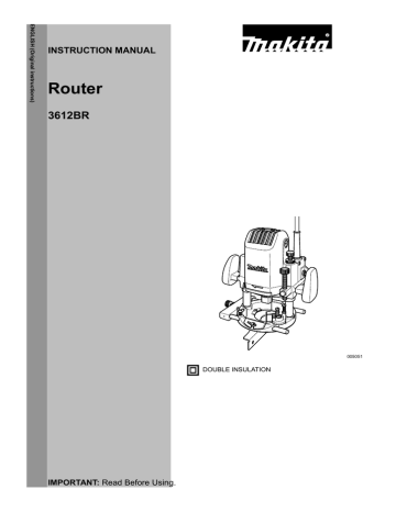 Makita 3612BR Instruction manual | Manualzz
