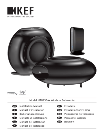 KEF HTB2SE-W Wireless Subwoofer Installation Manual | Manualzz