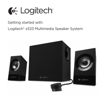 Logitech z533 Multimedia Speaker System User Manual | Manualzz