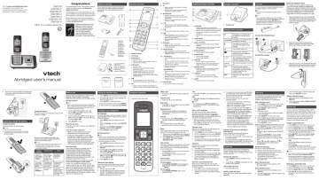 VTech CS6729-4D User manual | Manualzz