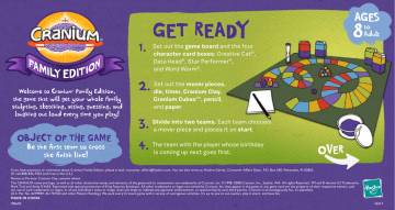 Cranium Family Edition Instructions | Manualzz
