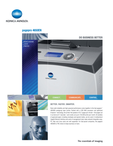 KONICA pagepro 4650EN | Manualzz