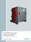 Siemens GMSG Vacuum Breaker Manual | AI Chat | Manualzz