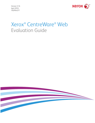 Xerox CentreWare Web Evaluation Guide | Manualzz