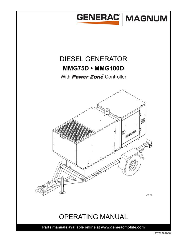 OPERATING MANUAL DIESEL GENERATOR | Manualzz