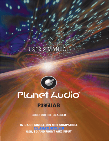 Planet Audio P395 UAB User Manual | Manualzz