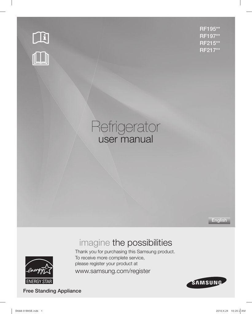 Samsung RF197 series User manual | Manualzz