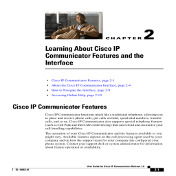 Cisco IP Communicator - User manual, User Guide, User guide