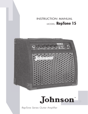 Guitar amplifier RepTone 15 Instruction Manual | Manualzz