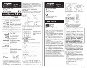 Drayton Digistat Rf3 Wiring Diagram - Wiring Diagram