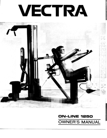 Vectra Fitness 1250 Owner Manual | Manualzz