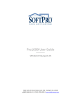 SoftPro Select 4.0 User Guide | Manualzz