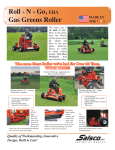 Salsco Greens Roller 09065/09066/09067 User Manual: AI Chat & PDF ...
