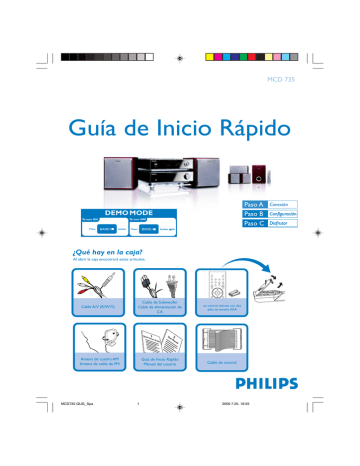 Philips MCD735/37B Guía de inicio rápido | Manualzz