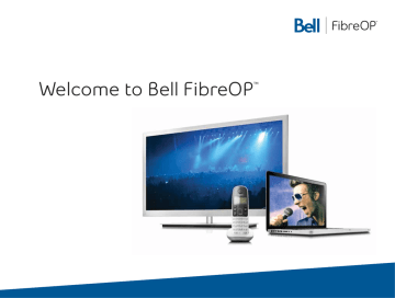 Welcome to Bell FibreOP™ | Manualzz