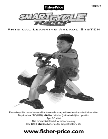 Fisher-Price Smart Cycle Racer T3857 Owner's Manual | Manualzz