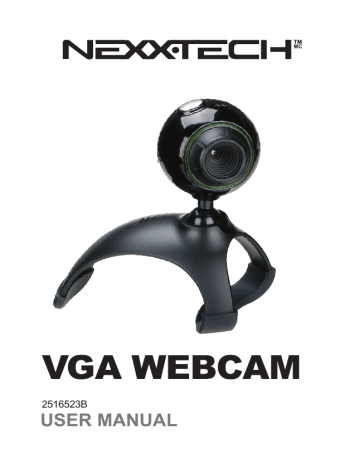 NexxTech VGA WEBCAM User manual | Manualzz