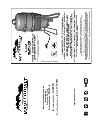 Masterbuilt 7-in-1 Smoker CM7P, CSMM7P, M7P, SMM7P User Manual | Manualzz