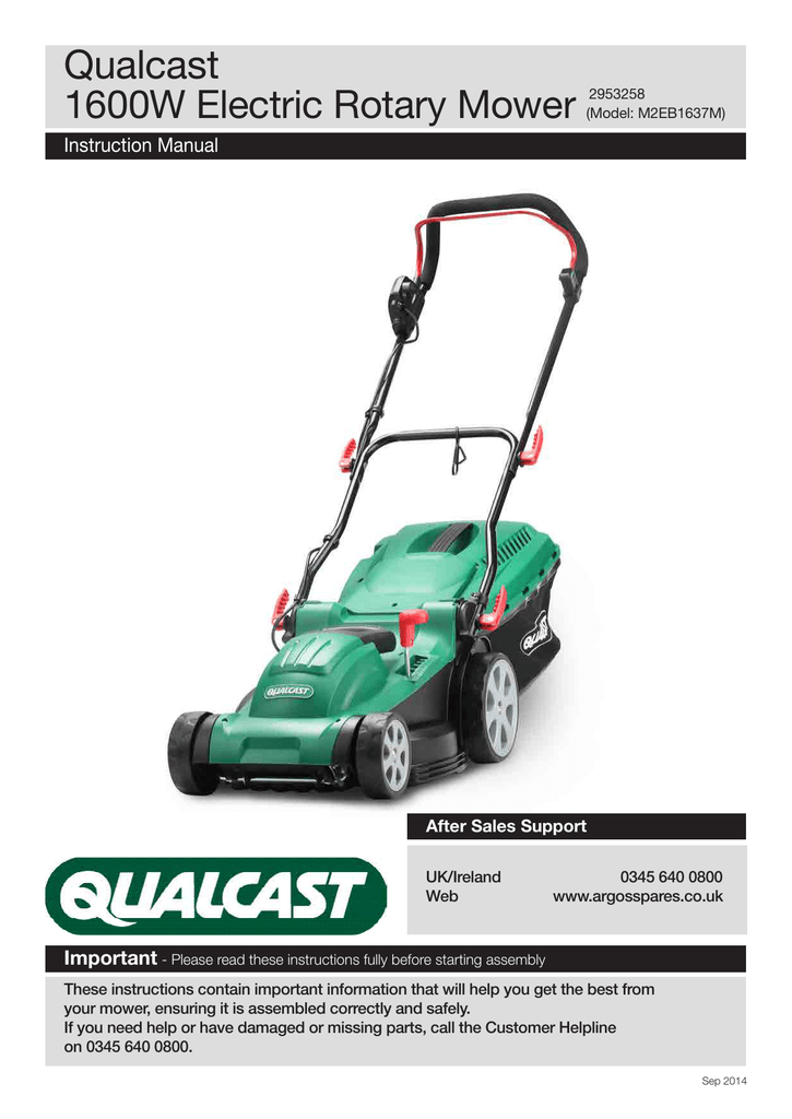 Qualcast Hover Mower Spare Parts | Reviewmotors.co