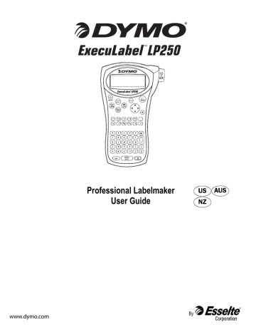 DYMO ExecuLabel LP250 User Guide | Manualzz