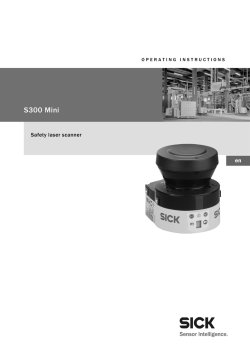 SICK S300 Mini Safety laser scanner - Operating instructions, User ...
