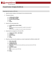 Fortinet FortiGate firewall - User manual