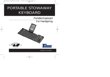 Portable Keyboard Stowaway User's Guide | Manualzz