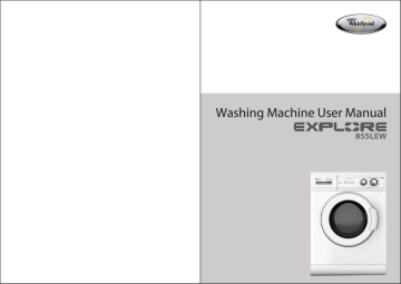 Whirlpool EXPLORE 855LEW Washing Machine User Manual | Manualzz