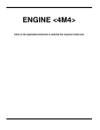 Mitsubishi 4M4 4M40, 4M41 Engine Service Bulletin | Manualzz