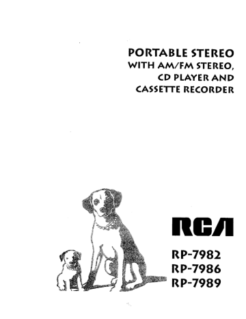RCA RP-7989 User manual | Manualzz
