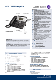 Alcatel-Lucent 4039 - Manuale utente, Manuale, Manuale del proprietario
