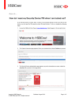 HSBC Security Device PIN Reset Guide | Manualzz
