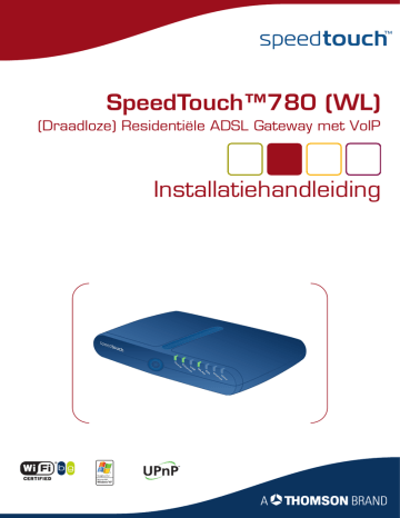 Thomson SpeedTouch 780 -WL de handleiding | Manualzz