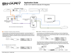 Binary B-320-1CAT-HDIR - Owner's manual, User guide | manualzz.com