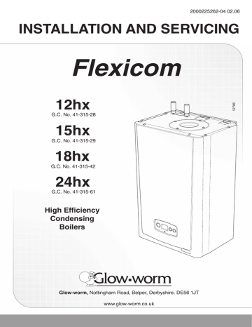 Glow-worm Flexicom 24hx Installation And Servicing | Manualzz