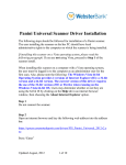 Panini Universal Scanner Driver Installation Instructions | Manualzz
