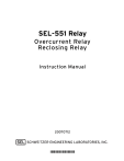 SEL-551 Relay Manual: AI Chat & PDF Access | Manualzz