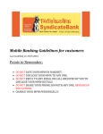 Bank of India StarConnect Mobile Banking Guide | AI Chat | Manualzz