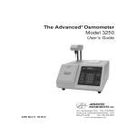 OsmoPRO MAX Automated Osmometer User Guide + AI Chat & PDF Download ...