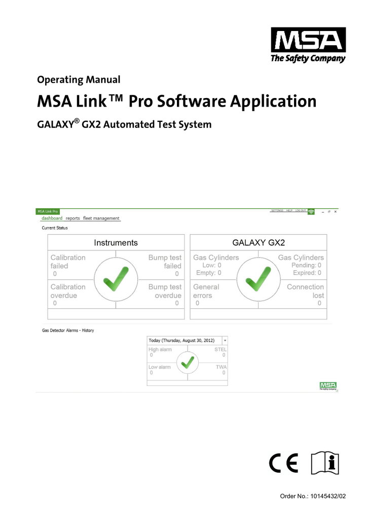 MSA Link™ Pro | Manualzz