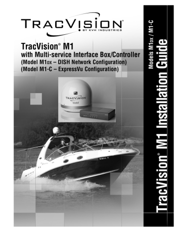 TracVision M1 M1dx, M1-C Installation Guide | Manualzz